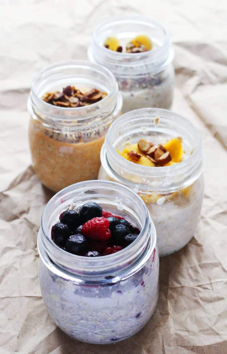 Overnight Oatmeal Recipe - A Beautiful Mess