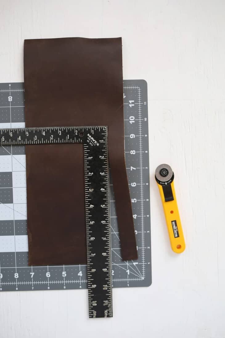 Leather Keychain DIY - A Beautiful Mess