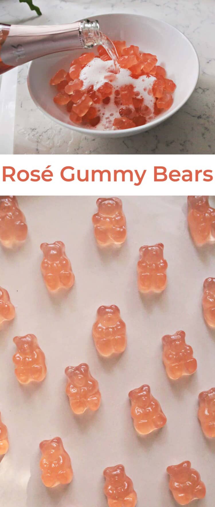 Try This: Rosé Soaked Gummy Bears - A Beautiful Mess