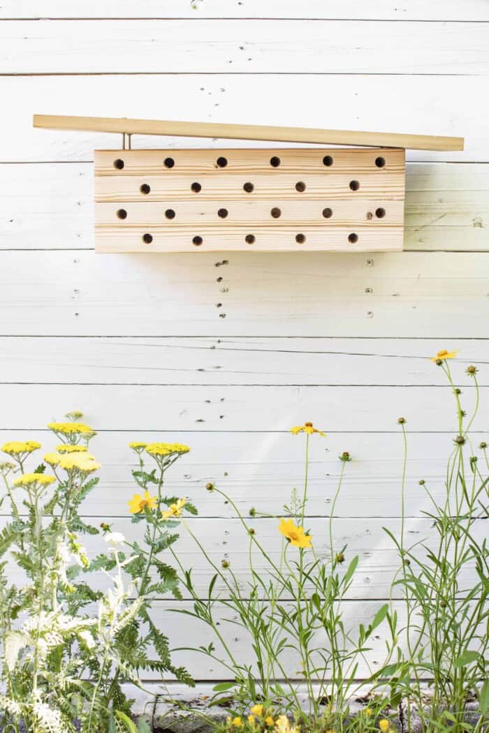Modern Mason Bee House DIY - A Beautiful Mess