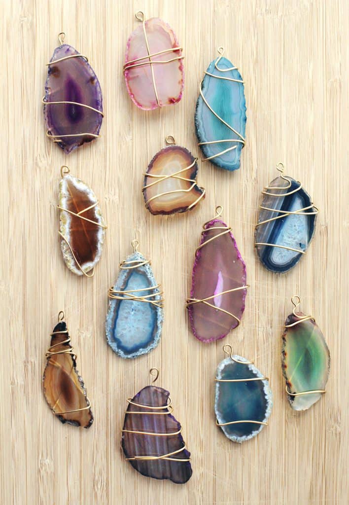 Agate Mobile DIY - A Beautiful Mess