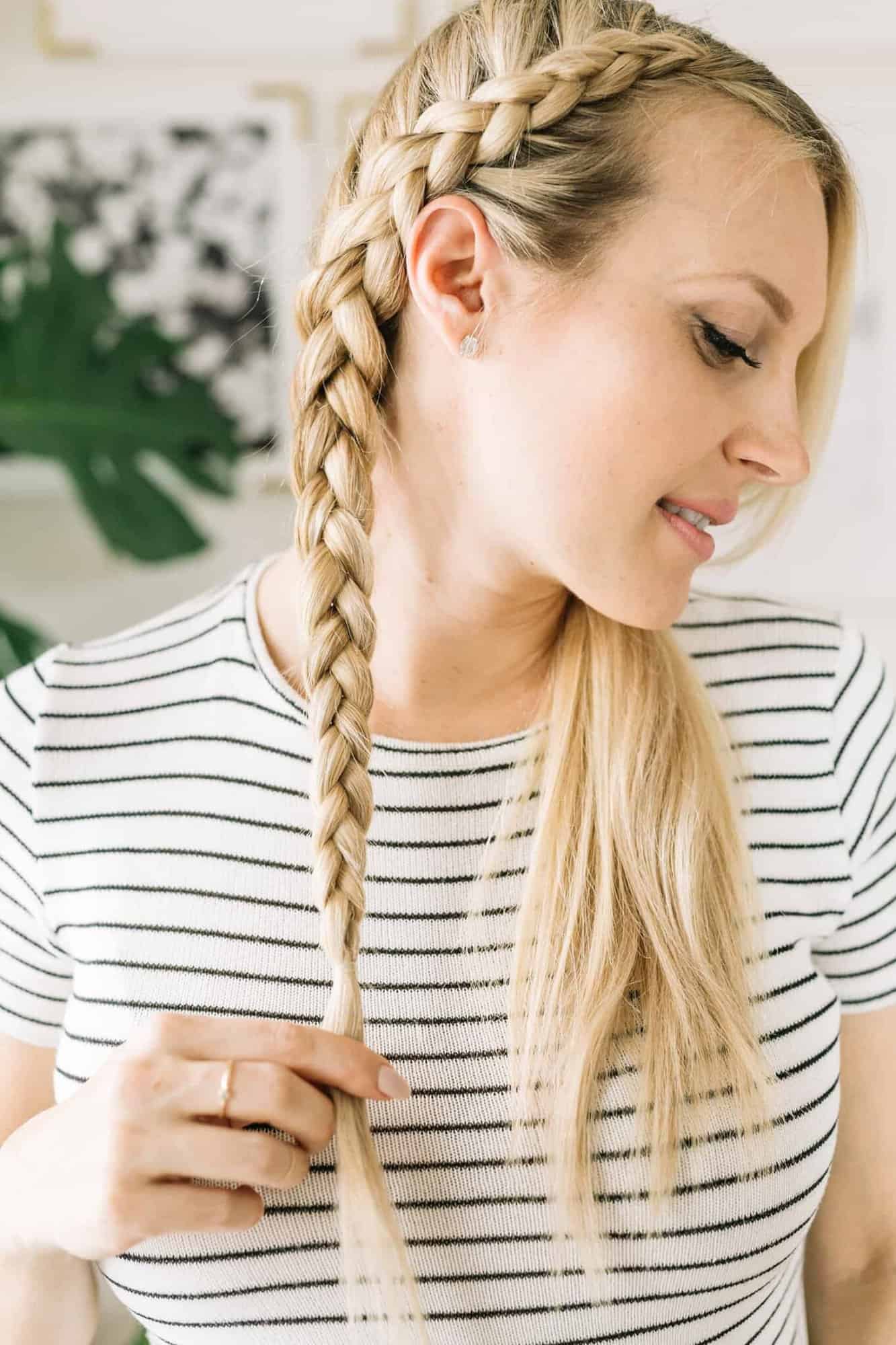 Dutch Braid Tutorial - A Beautiful Mess