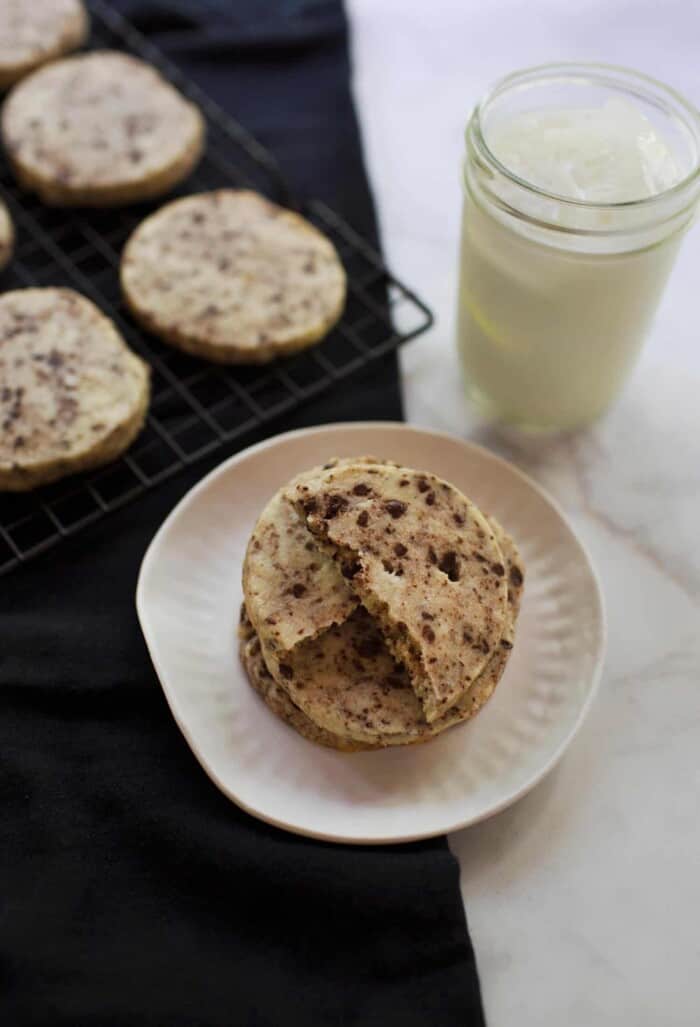 Chocolate Chip Slice and Bake Cookies - A Beautiful Mess