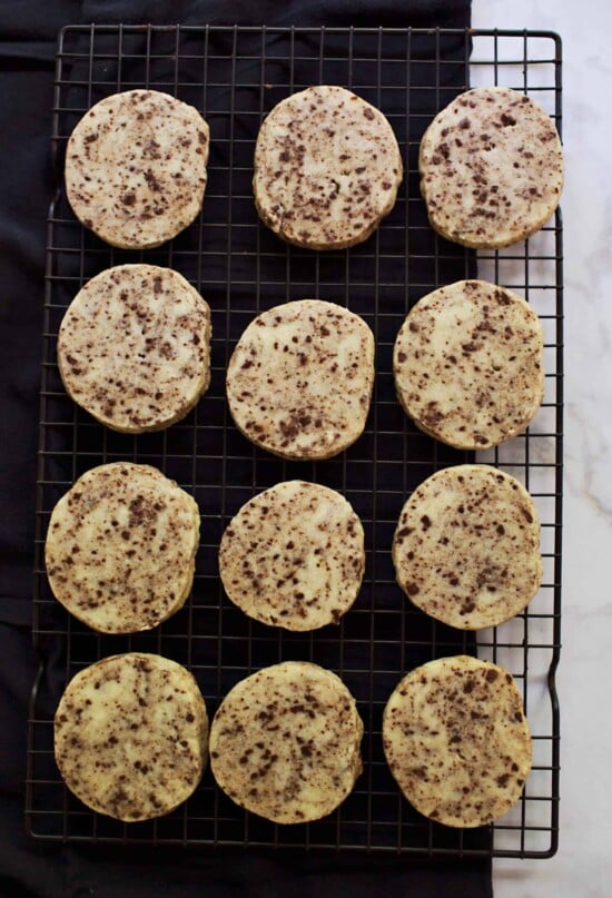 Chocolate Chip Slice and Bake Cookies - A Beautiful Mess