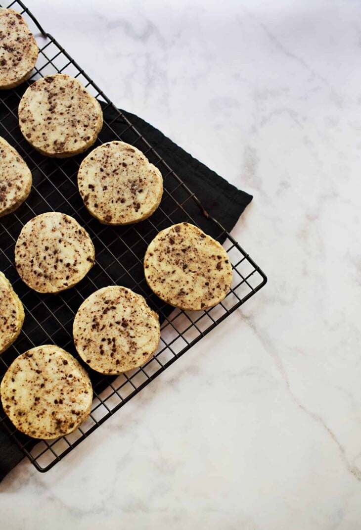 Chocolate Chip Slice and Bake Cookies - A Beautiful Mess
