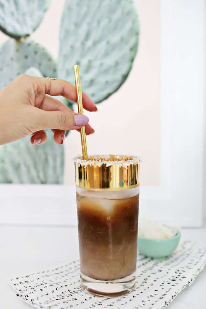 German Chocolate Cake Iced Coffee - A Beautiful Mess