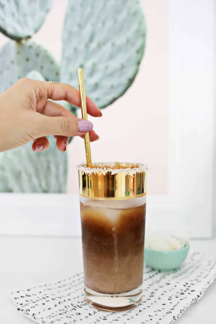 German Chocolate Cake Iced Coffee - A Beautiful Mess