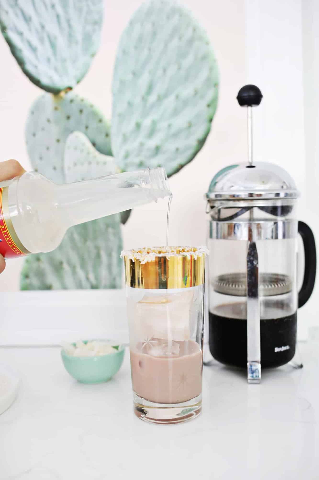 German Chocolate Cake Iced Coffee - A Beautiful Mess