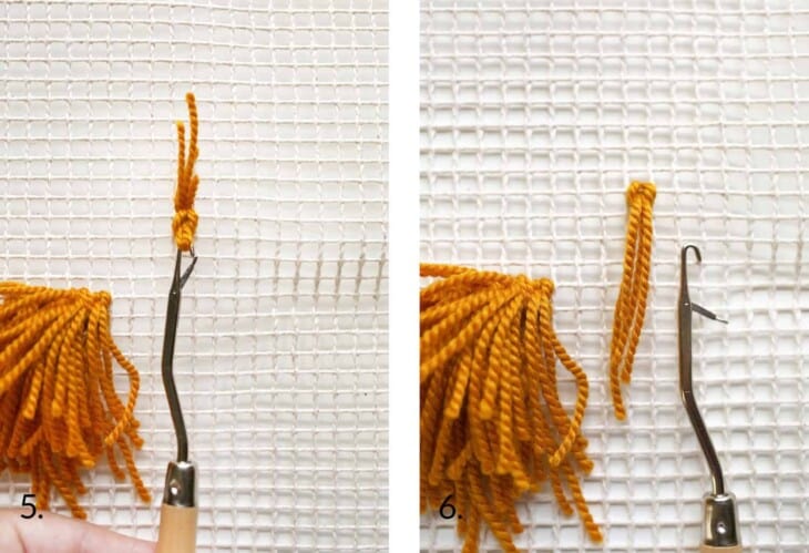 Latch Hook Wall Hanging DIY - A Beautiful Mess