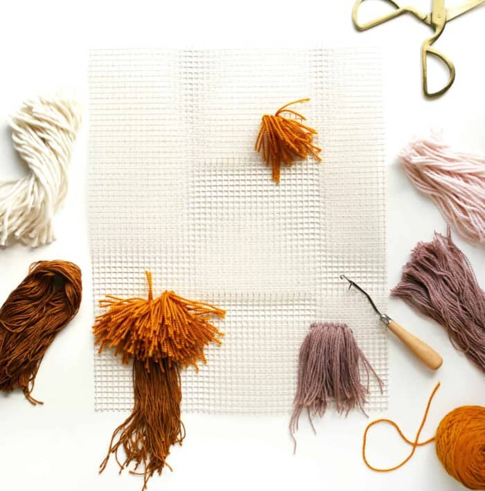 Latch Hook Wall Hanging DIY - A Beautiful Mess