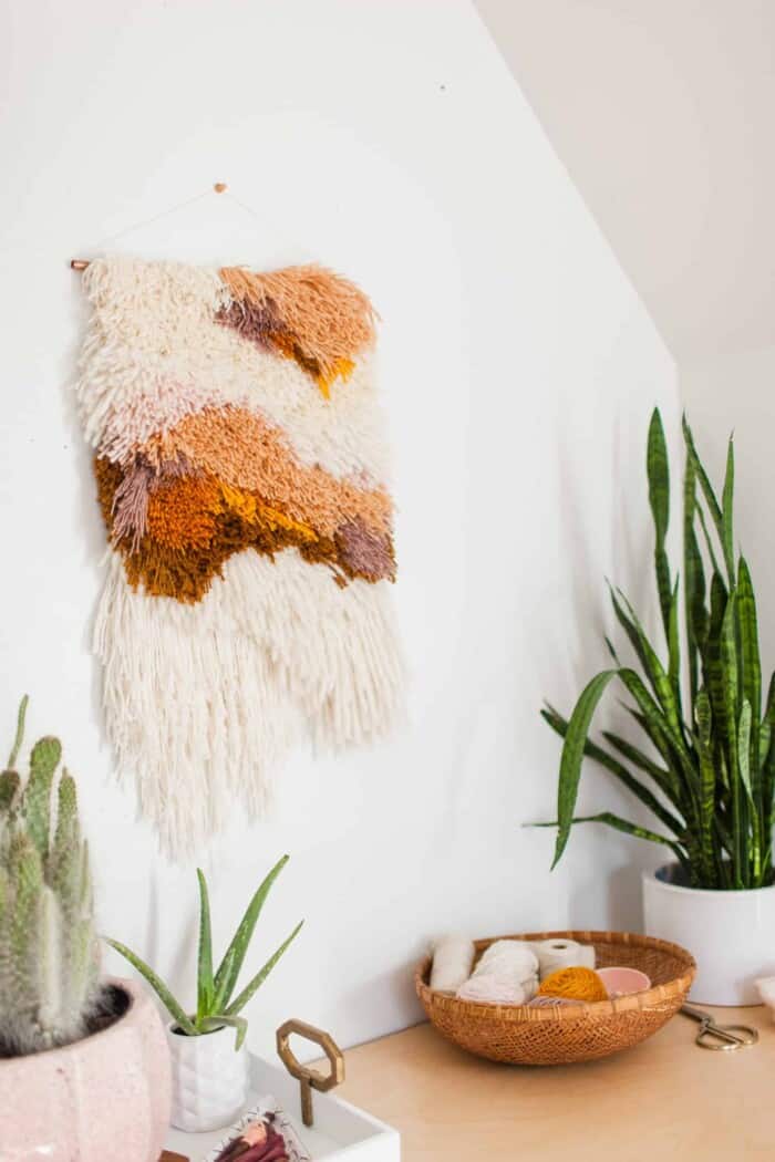 Latch Hook Wall Hanging DIY - A Beautiful Mess