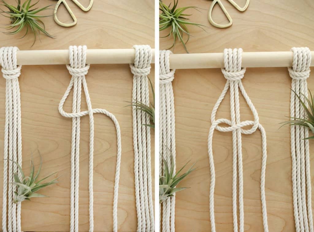 Macrame Room Divider DIY - A Beautiful Mess