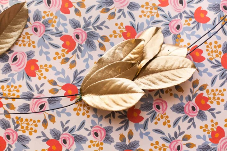 Make Your Own Festive Laurel Garland - A Beautiful Mess