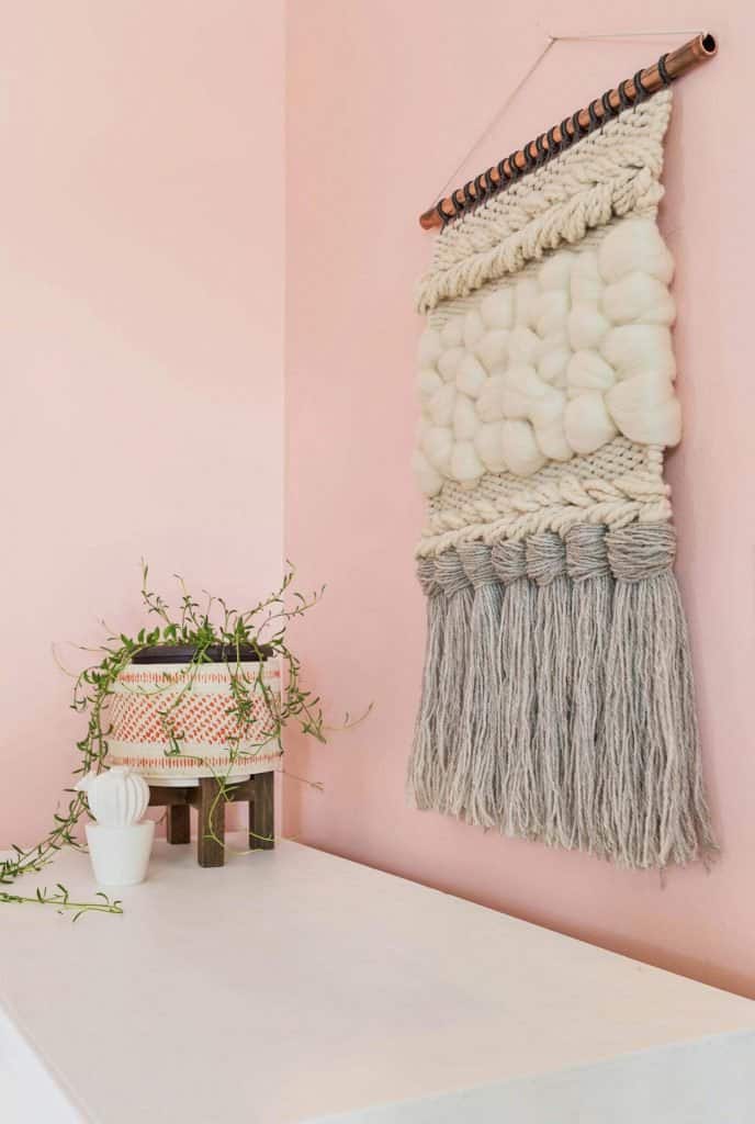 Quick Weave Wall Hanging DIY - A Beautiful Mess