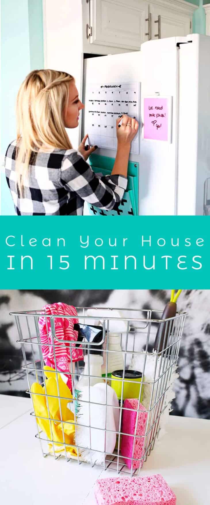 Clean Your Whole House in Only 15 Minutes! - A Beautiful Mess