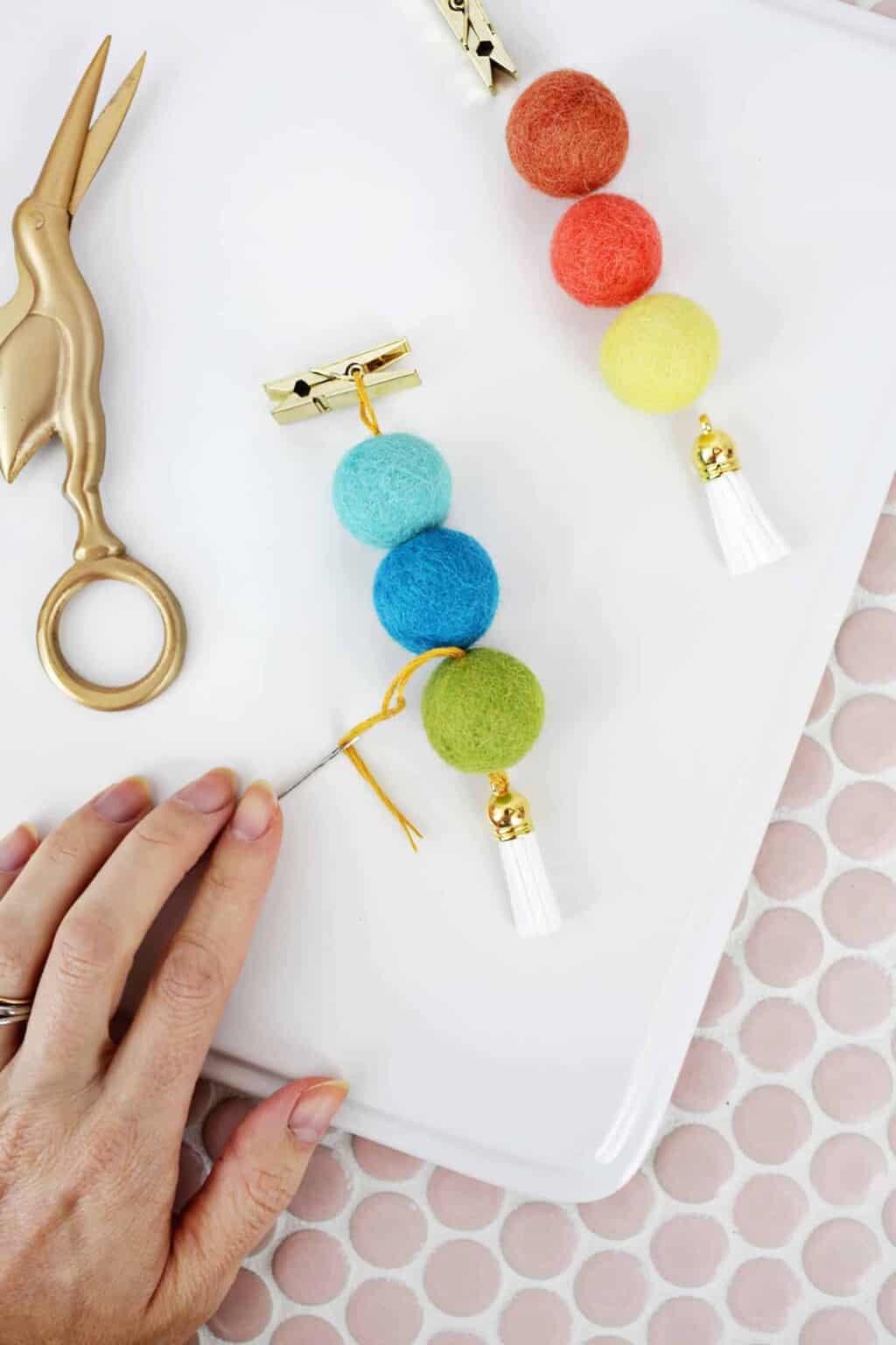 DIY Wool Ball Diffuser-For Your Car - A Beautiful Mess