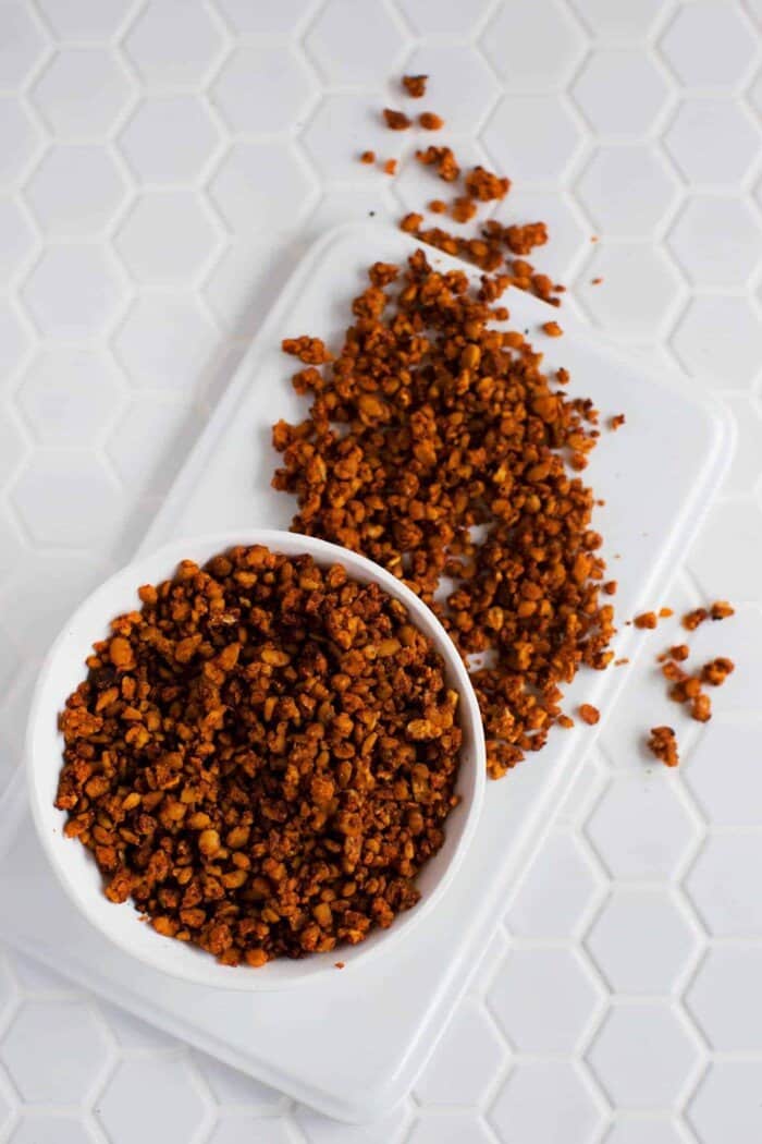 Vegetarian Ground Beef Recipe - A Beautiful Mess