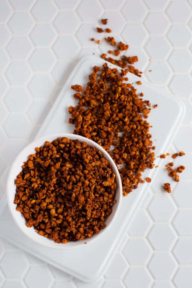 Vegetarian Ground Beef Recipe - A Beautiful Mess