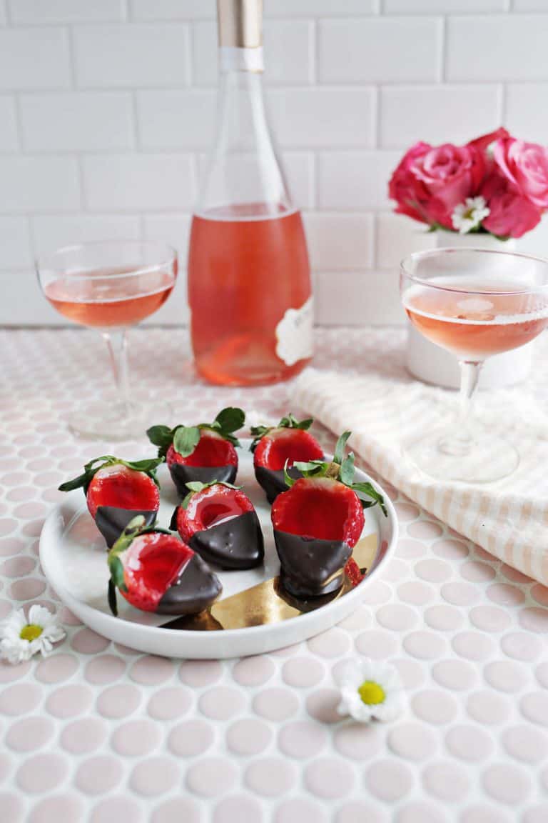 Strawberry Jello Shots - A Beautiful Mess