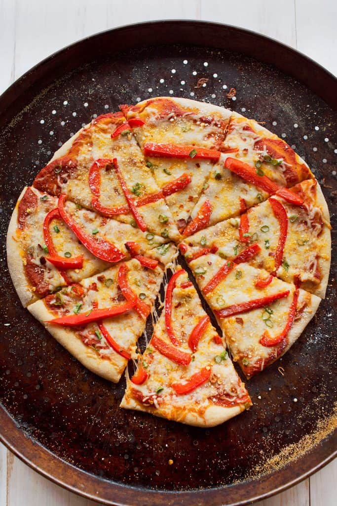 High Protein Pizza Dough - A Beautiful Mess