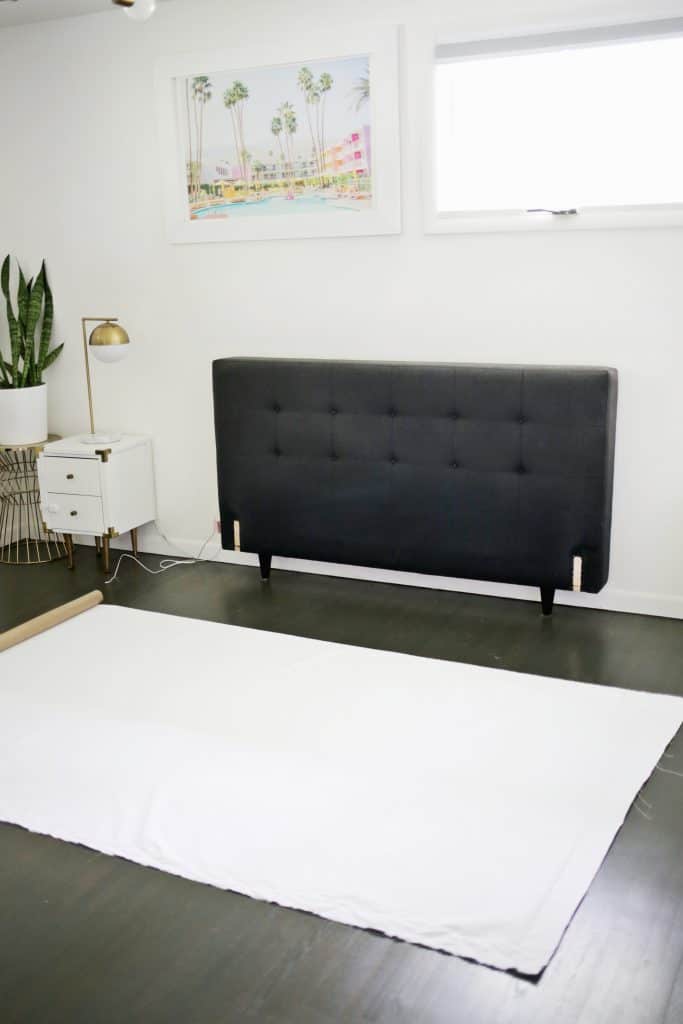 Reupholster Your Bed Frame in One Afternoon (With a No-Sew Option Too ...