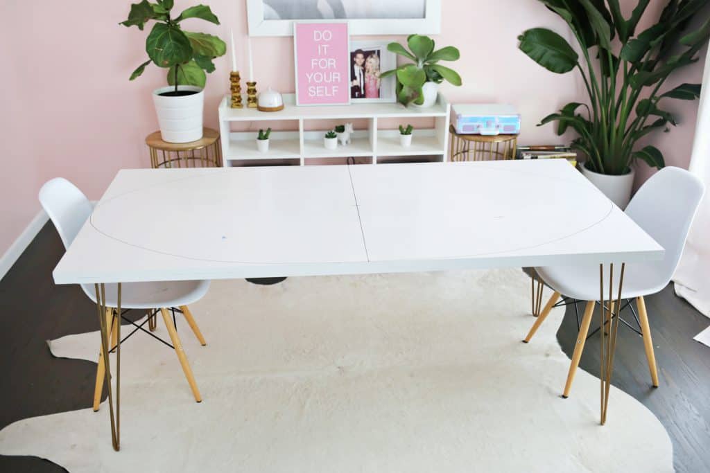 Ikea DOCKSTA Table Hack - A Beautiful Mess
