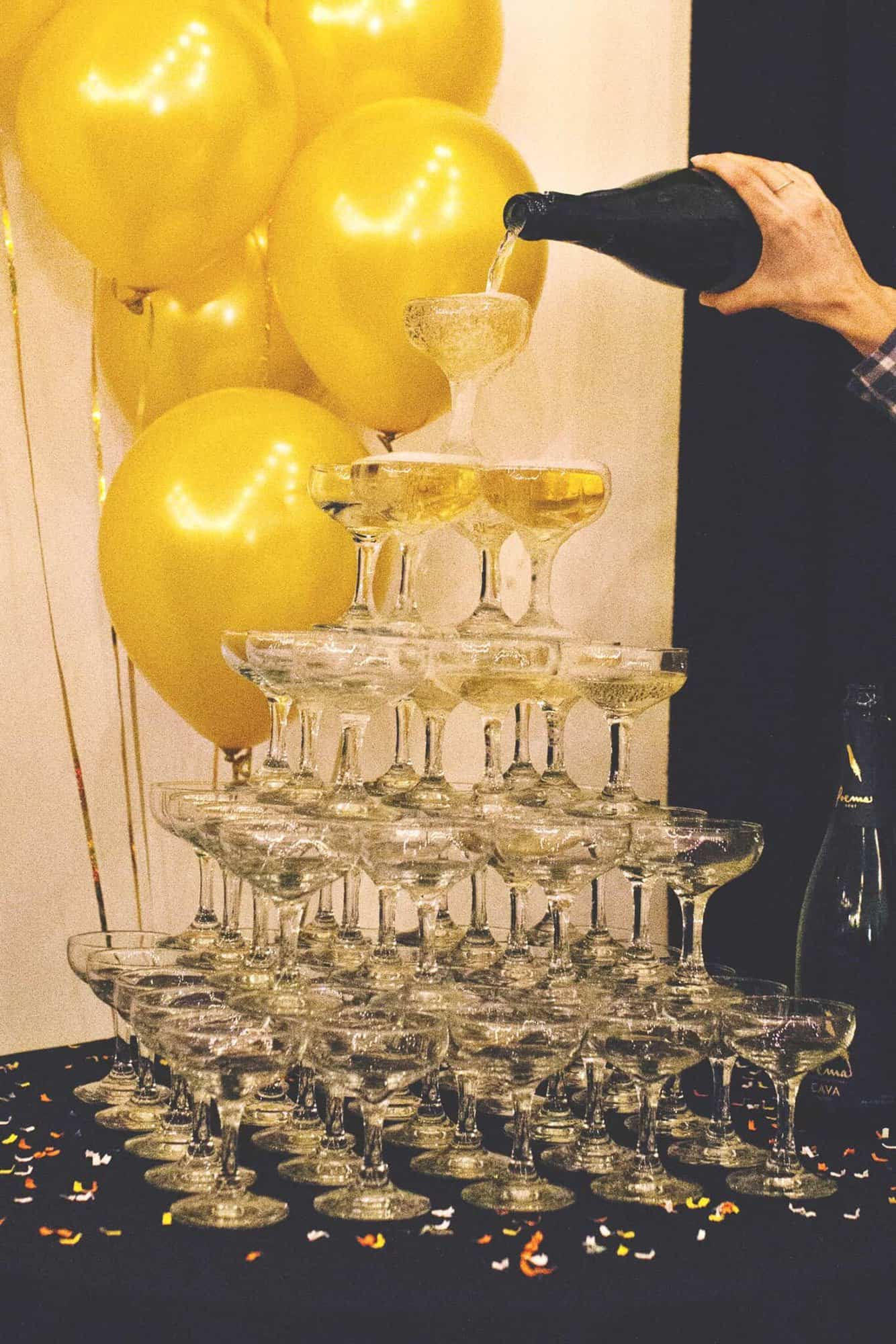 How To Build A Champagne Tower - A Beautiful Mess