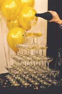 How To Build A Champagne Tower - A Beautiful Mess