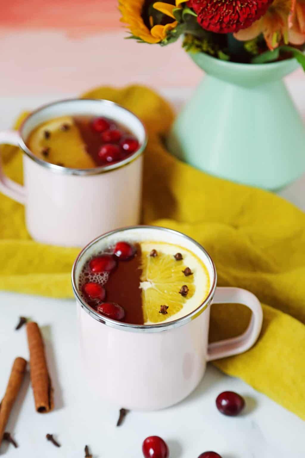 Cranberry Spiced Hot Toddy - A Beautiful Mess