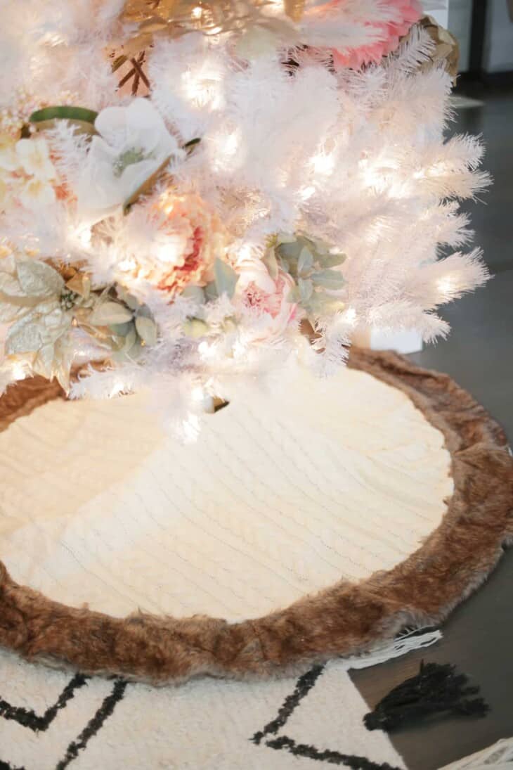 Floral Christmas Tree - A Beautiful Mess