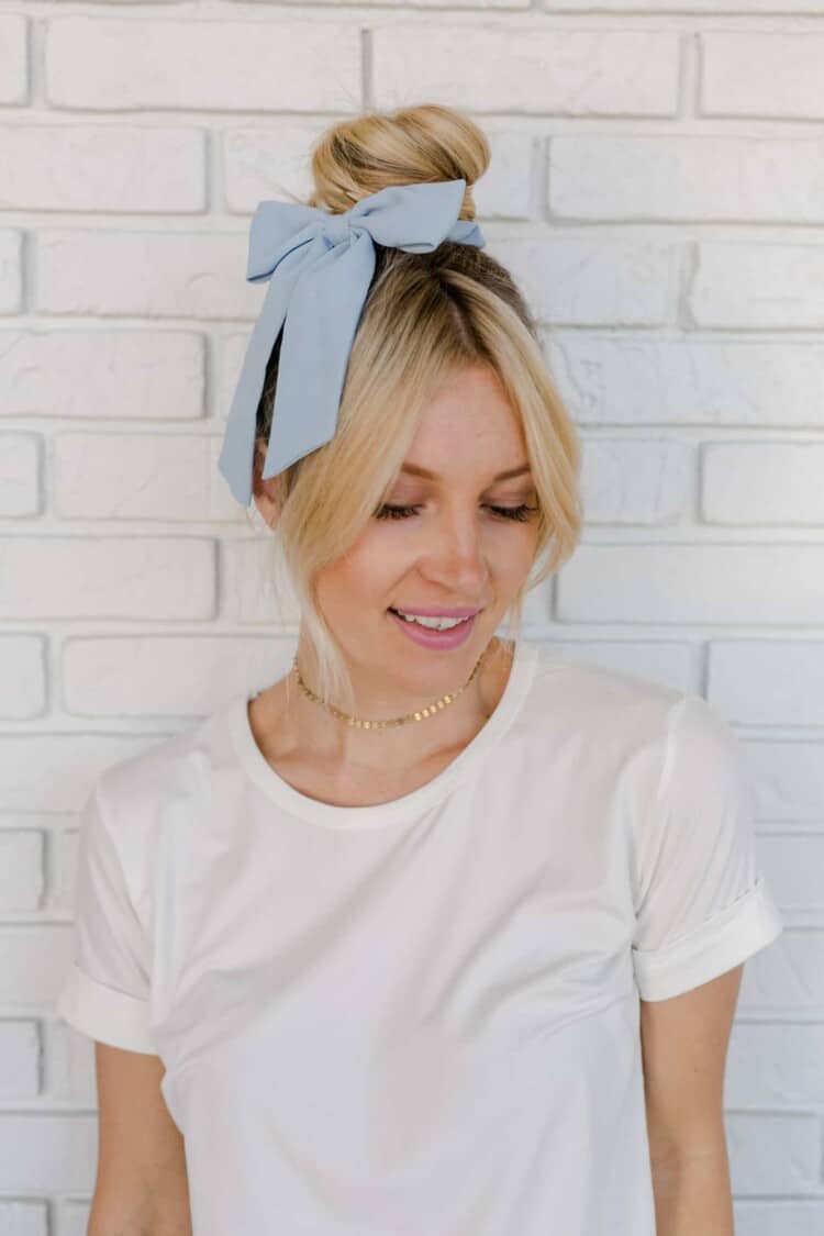 5 Ways to Wear a Scrunchie - A Beautiful Mess