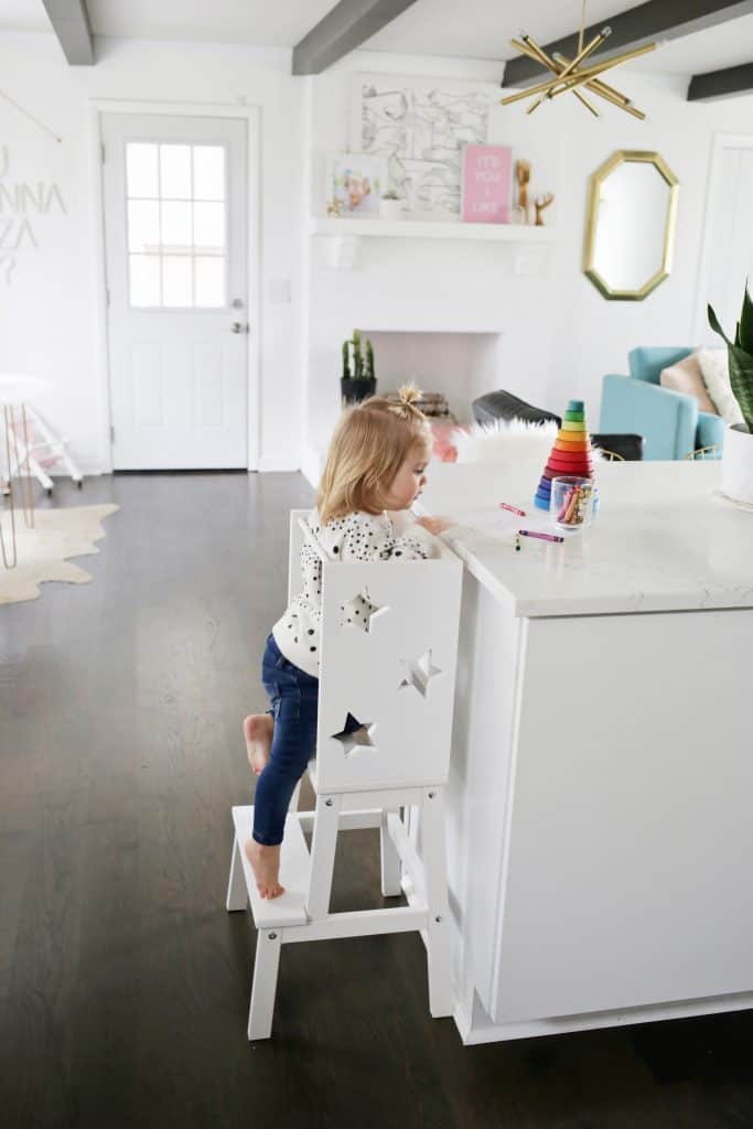 Ikea Hack: Star Toddler Learning Tower DIY - A Beautiful Mess