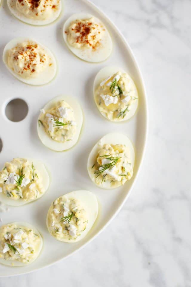 Deviled Eggs Recipe - A Beautiful Mess