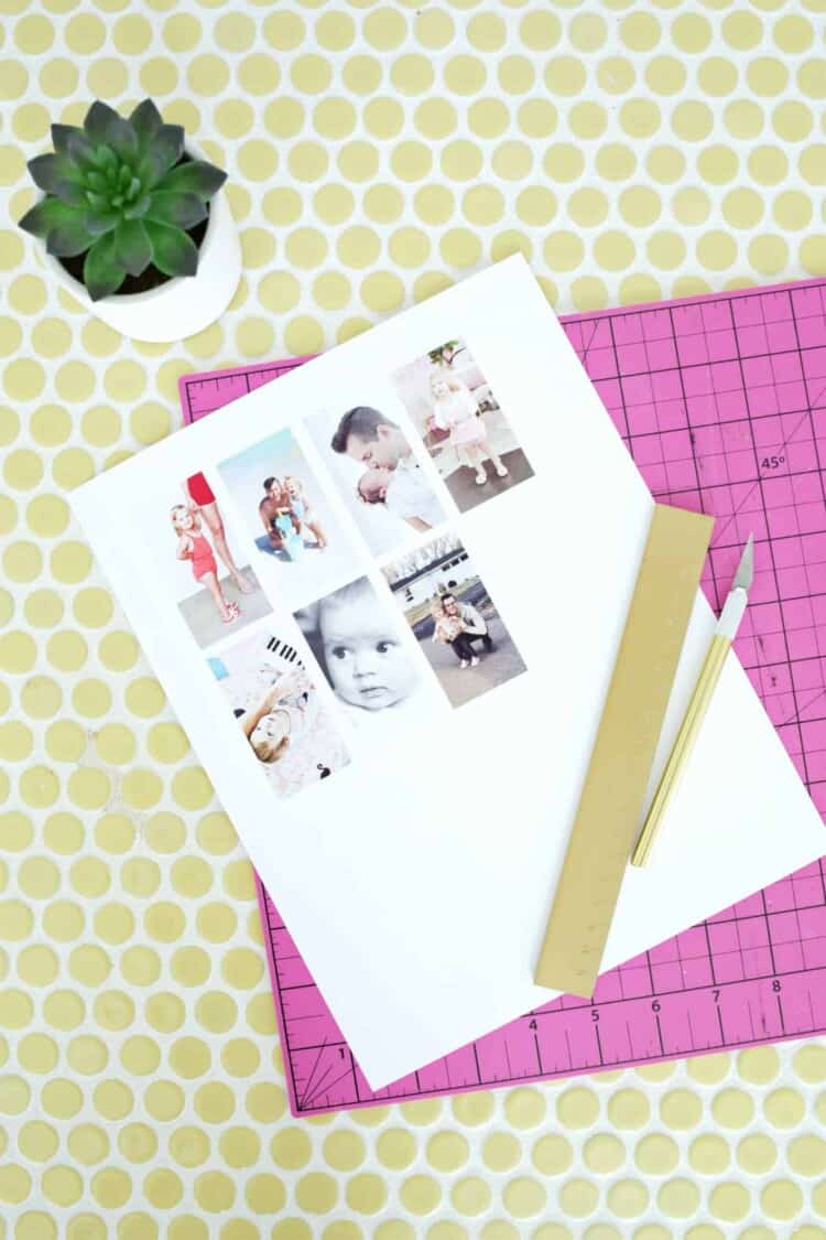 Easy Photo Keychain DIY - A Beautiful Mess