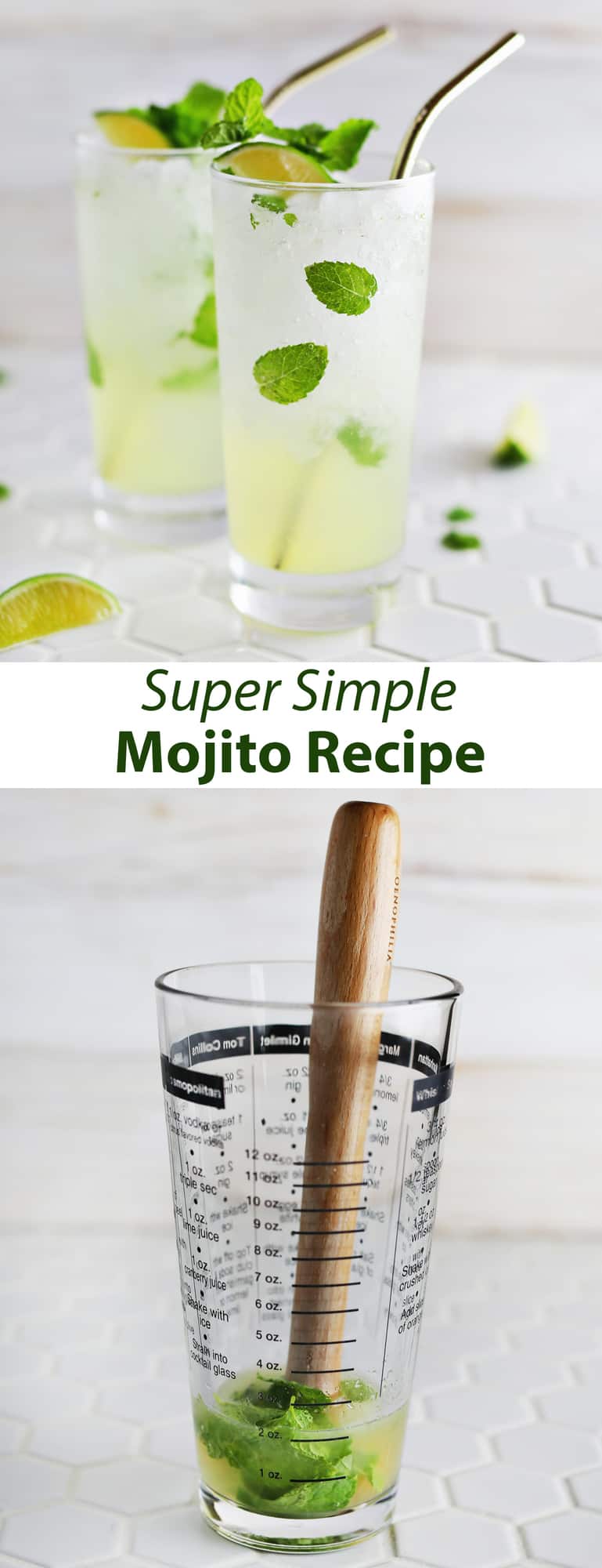 Mint Mojito Recipe - A Beautiful Mess