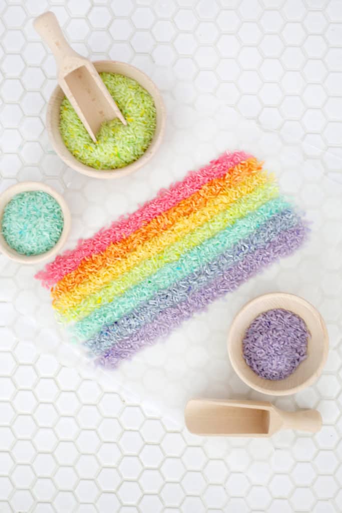 Make Rainbow Rice in 5 Minutes! - A Beautiful Mess