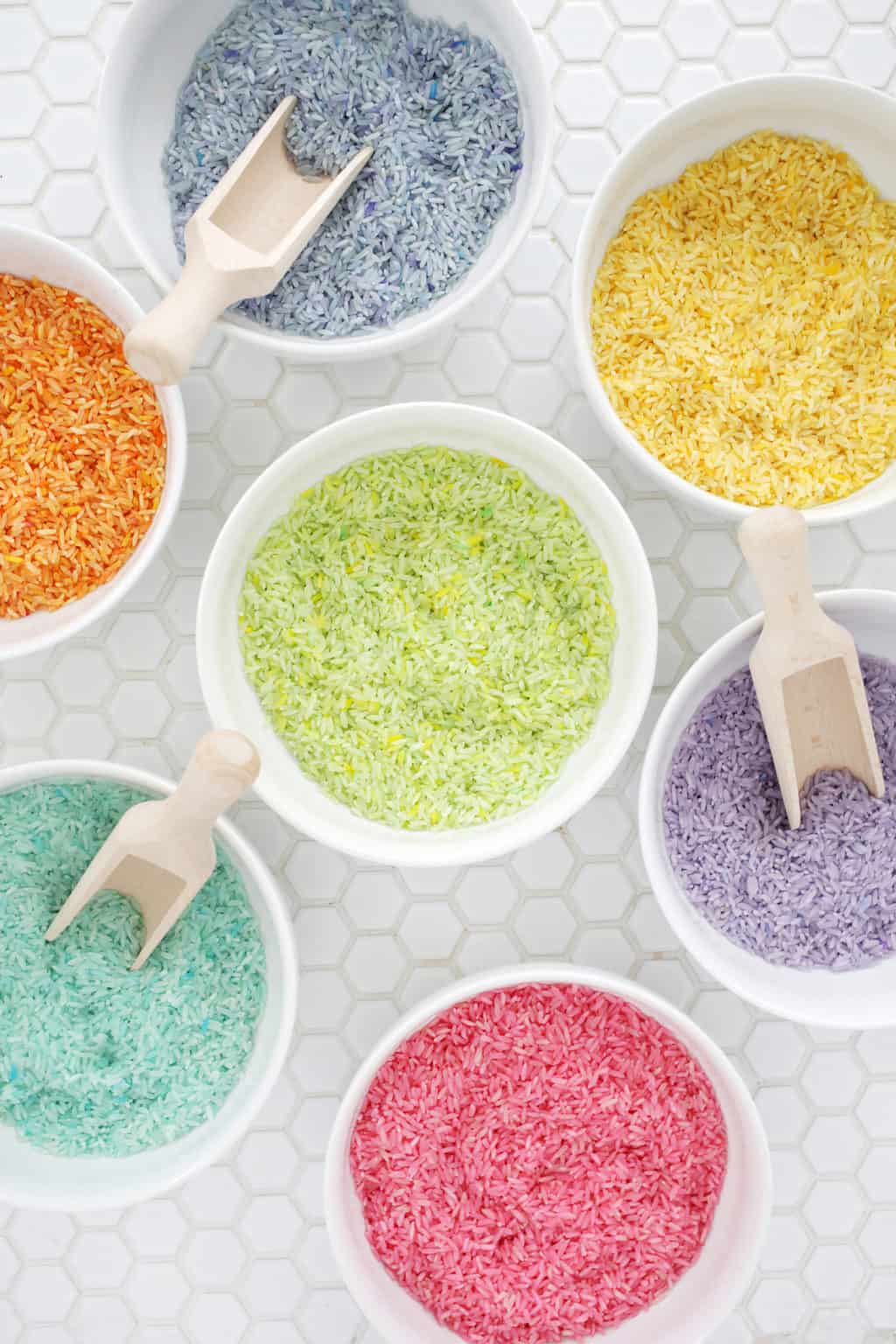 Make Rainbow Rice in 5 Minutes! - A Beautiful Mess