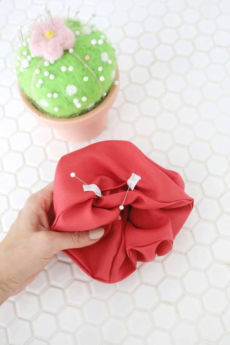 Oversized Scrunchie DIY - A Beautiful Mess