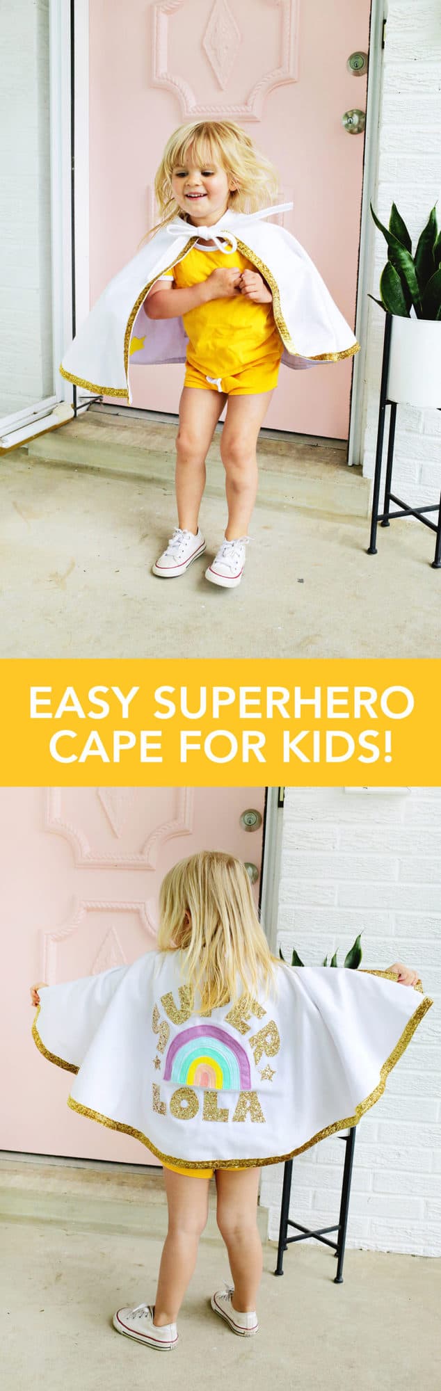 DIY Kids Superhero Cape - A Beautiful Mess