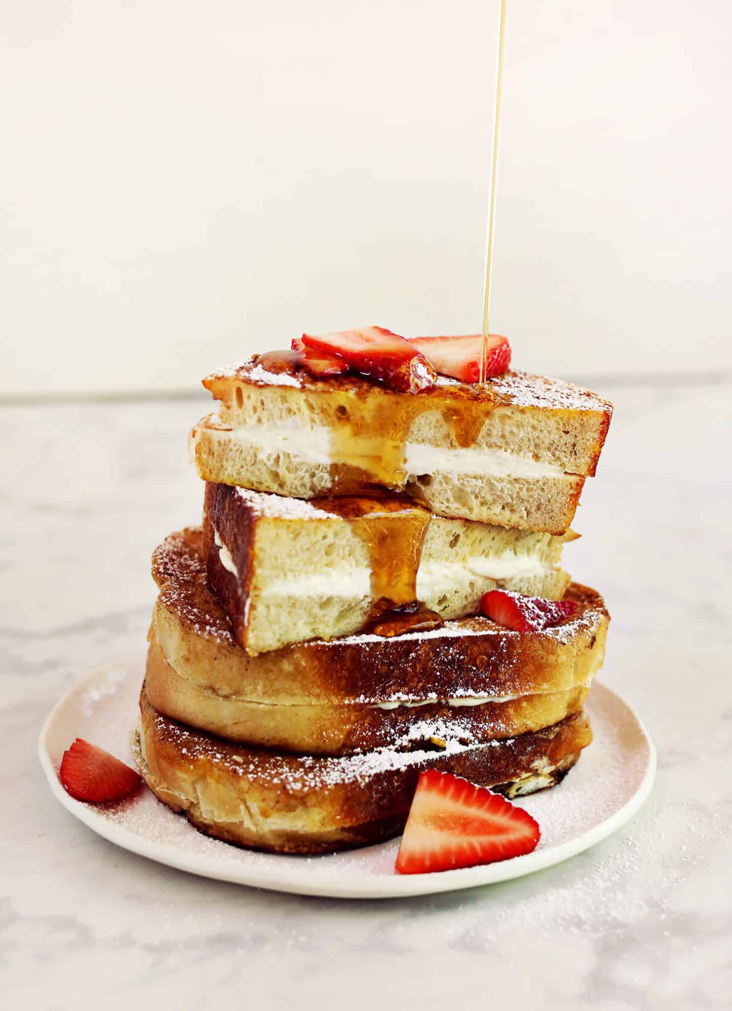 Classic Stuffed French Toast - A Beautiful Mess