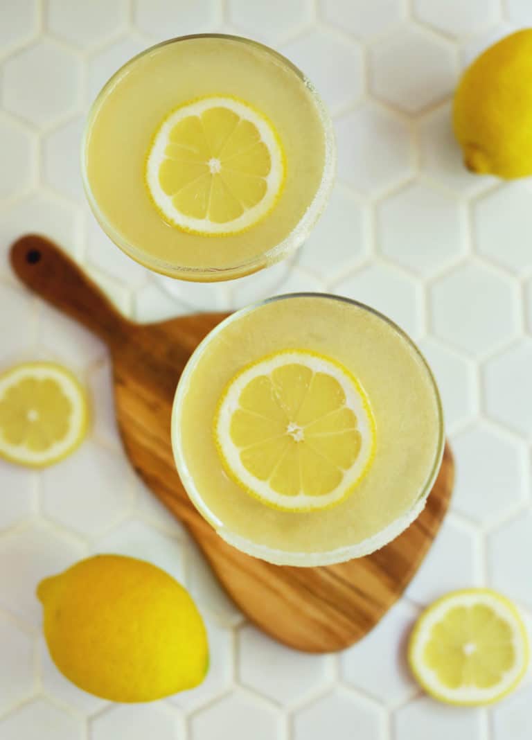 Lemon Drop Martini - A Beautiful Mess