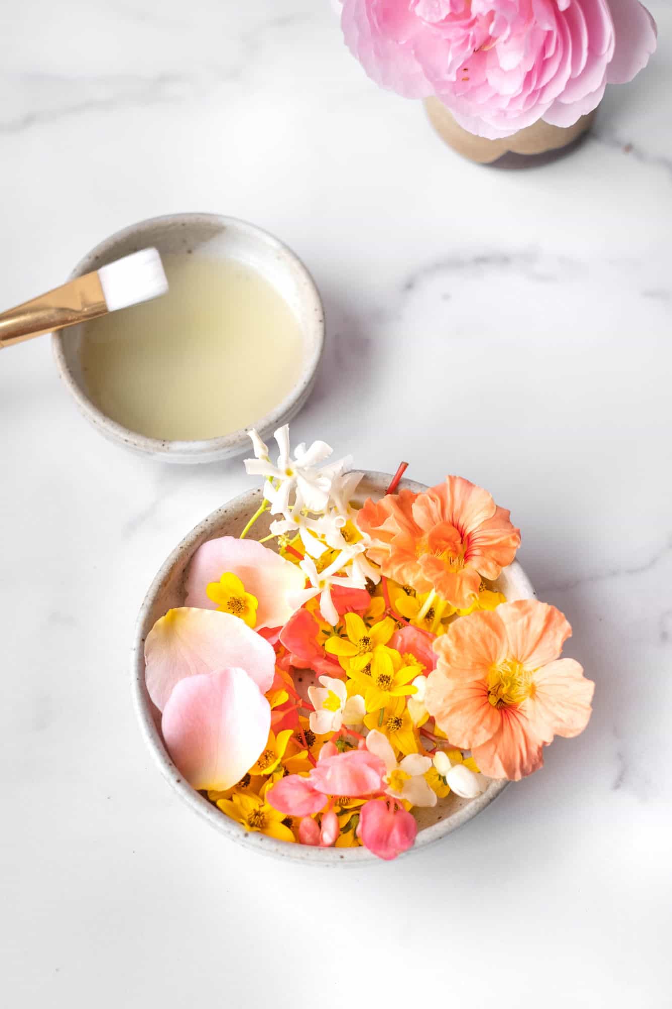 How to Candy Flower Petals - A Beautiful Mess