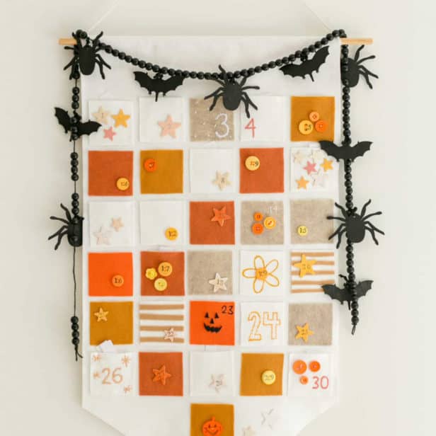 Halloween Countdown Calendar - A Beautiful Mess