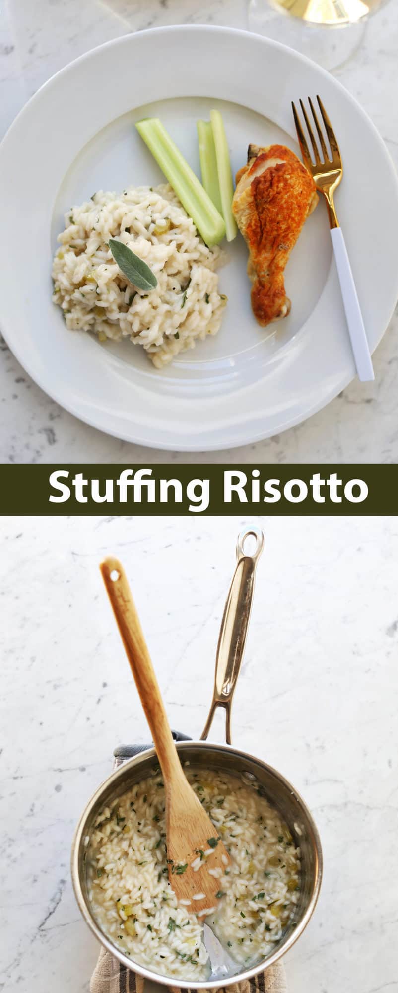 Stuffing Risotto - A Beautiful Mess
