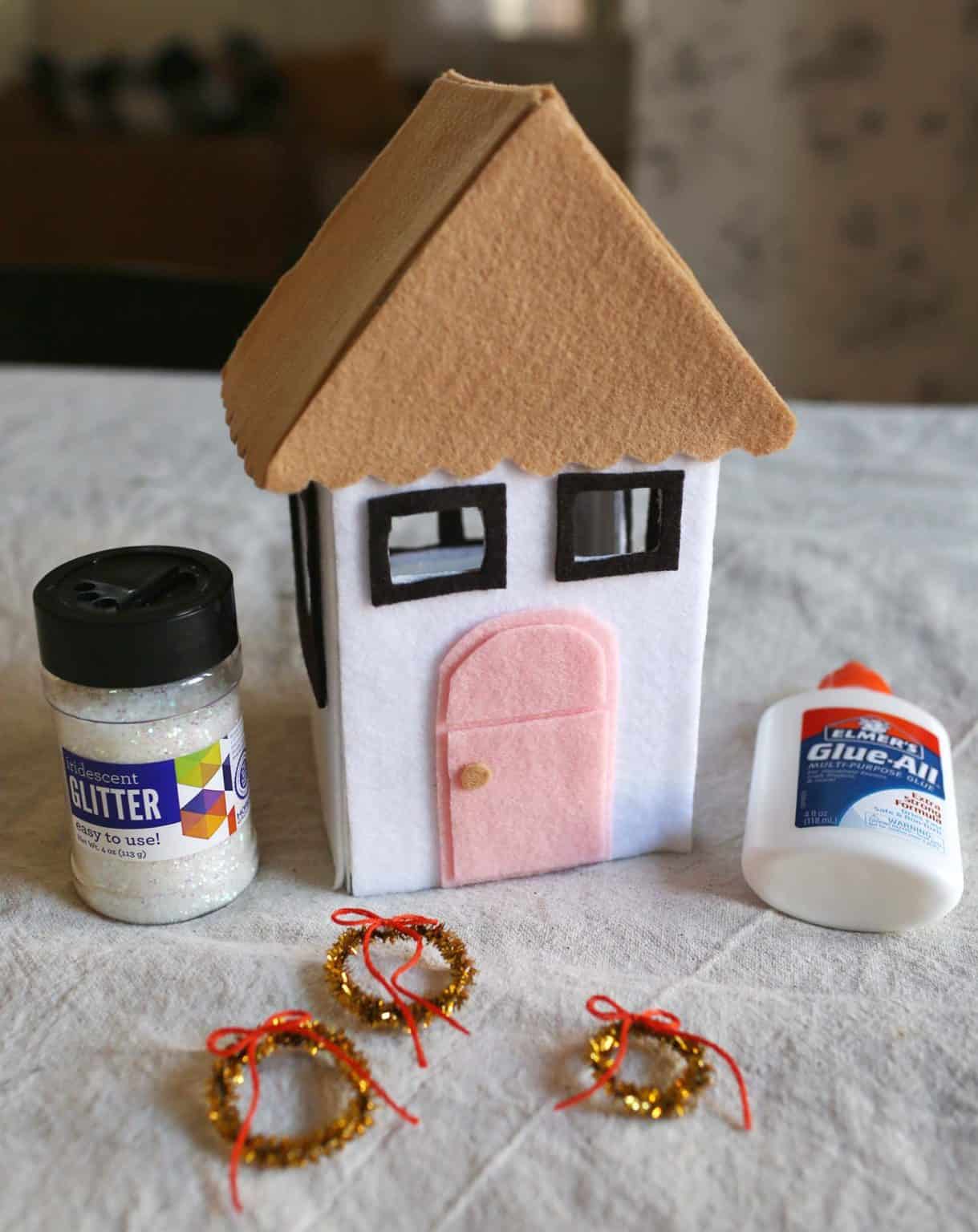 House Christmas Tree Topper DIY - A Beautiful Mess
