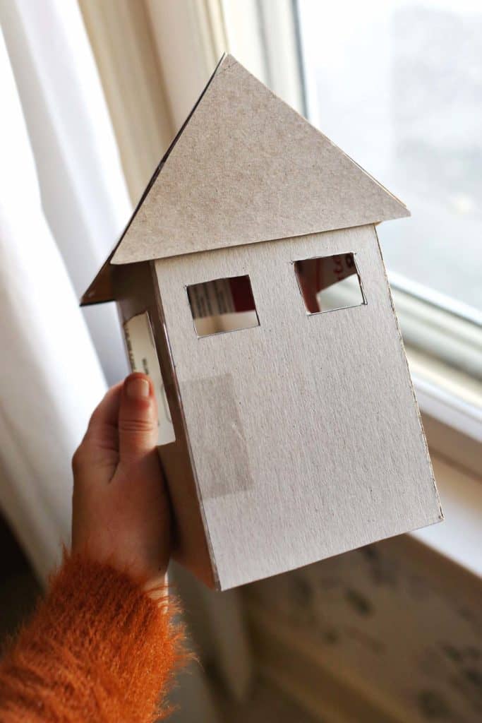 House Christmas Tree Topper DIY - A Beautiful Mess