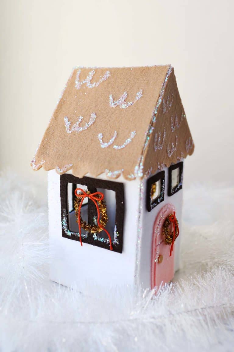 House Christmas Tree Topper DIY - A Beautiful Mess