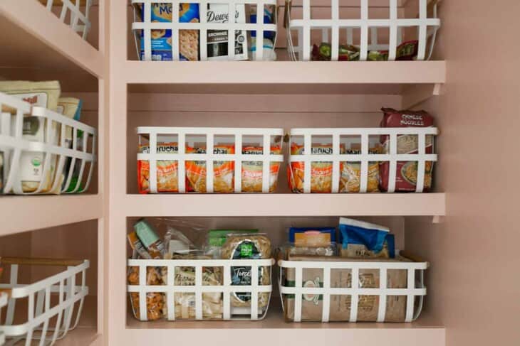 Pink Pantry - A Beautiful Mess