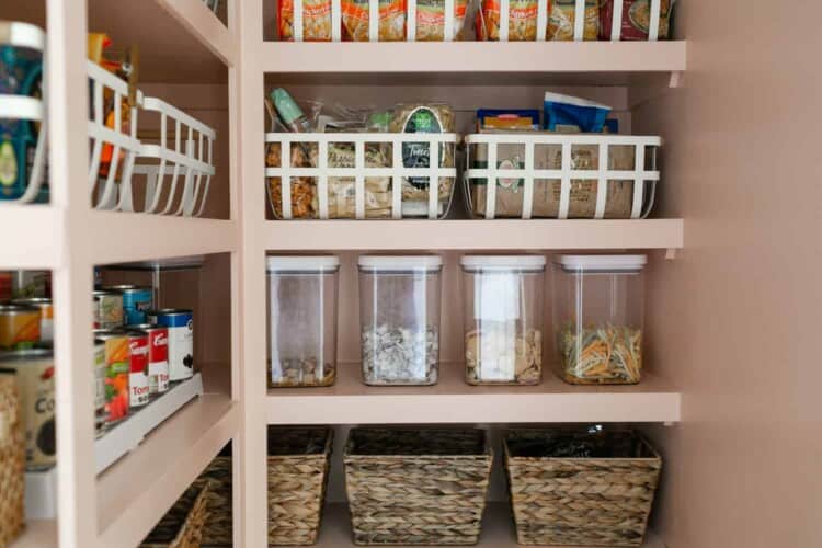 Pink Pantry - A Beautiful Mess