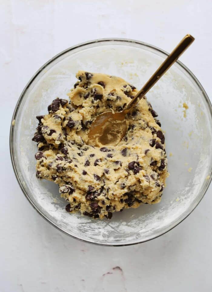 Giant Chocolate Chip Cookies - A Beautiful Mess